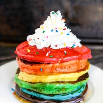 Rainbow Pancakes • Domestic Superhero