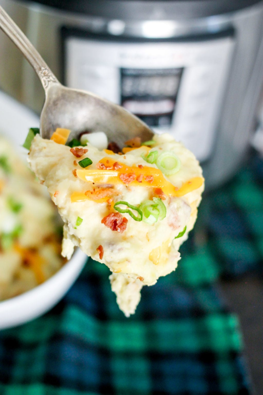 Instant Pot Loaded Mashed Potatoes (slow cooker and stovetop directions ...