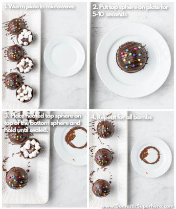 DIY Hot Chocolate Bombs (step by step directions with photos ...
