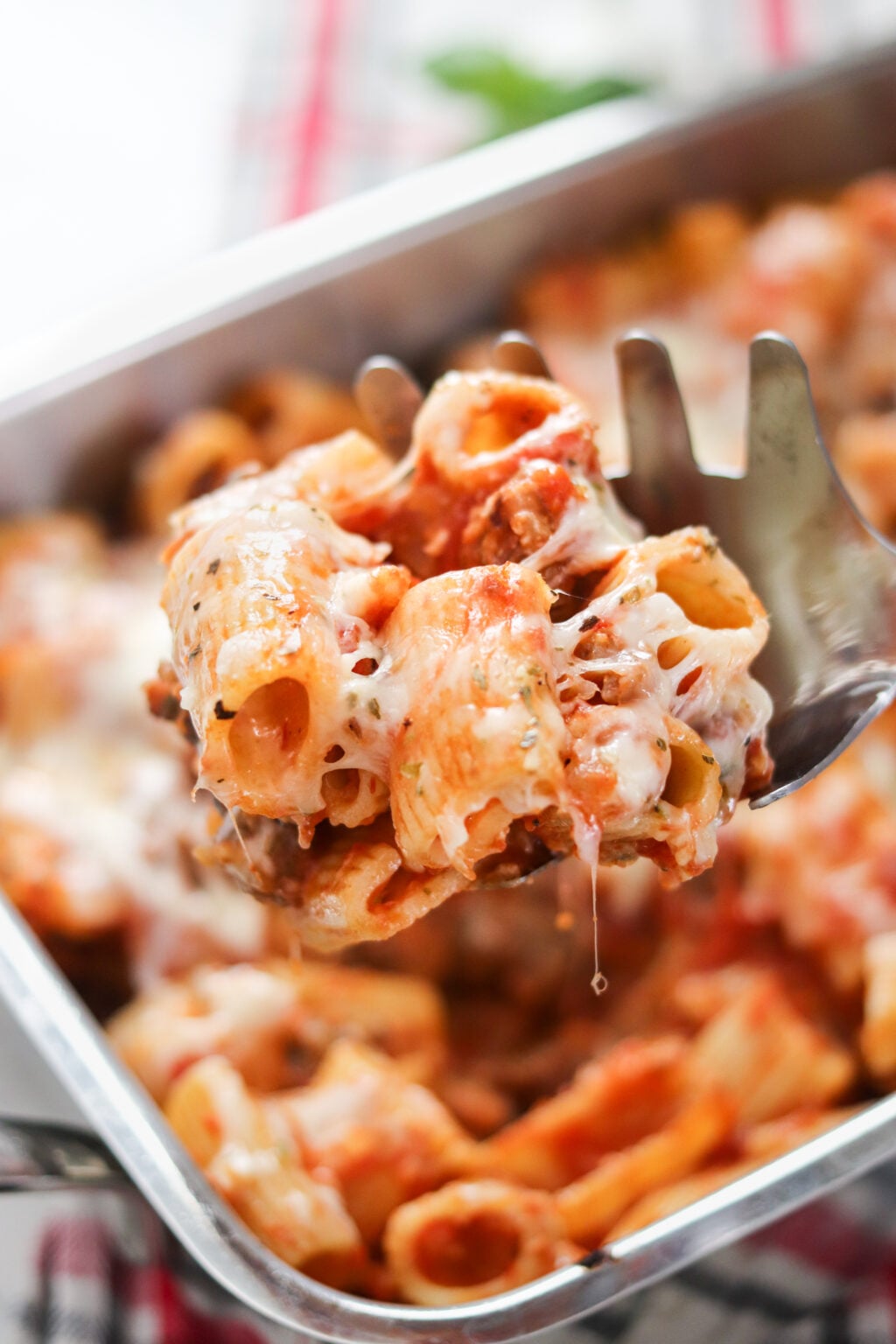 Baked Mostaccioli (Easy Classic Recipe) • Domestic Superhero