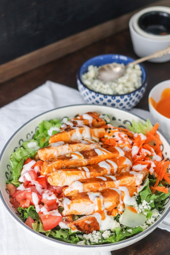 Buffalo Chicken Salad • Domestic Superhero