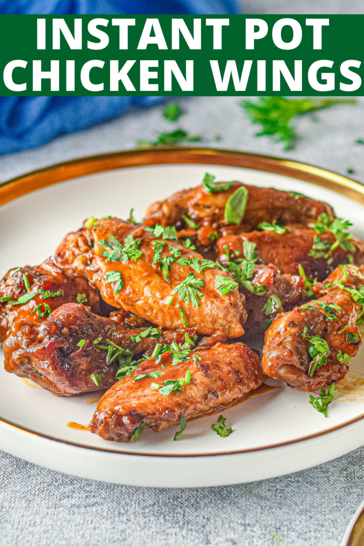 Instant Pot Chicken Wings • Domestic Superhero