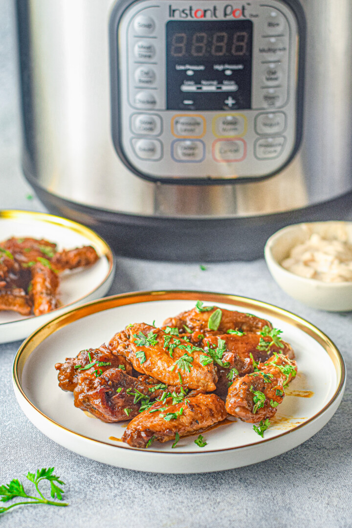 Instant Pot Chicken Wings • Domestic Superhero