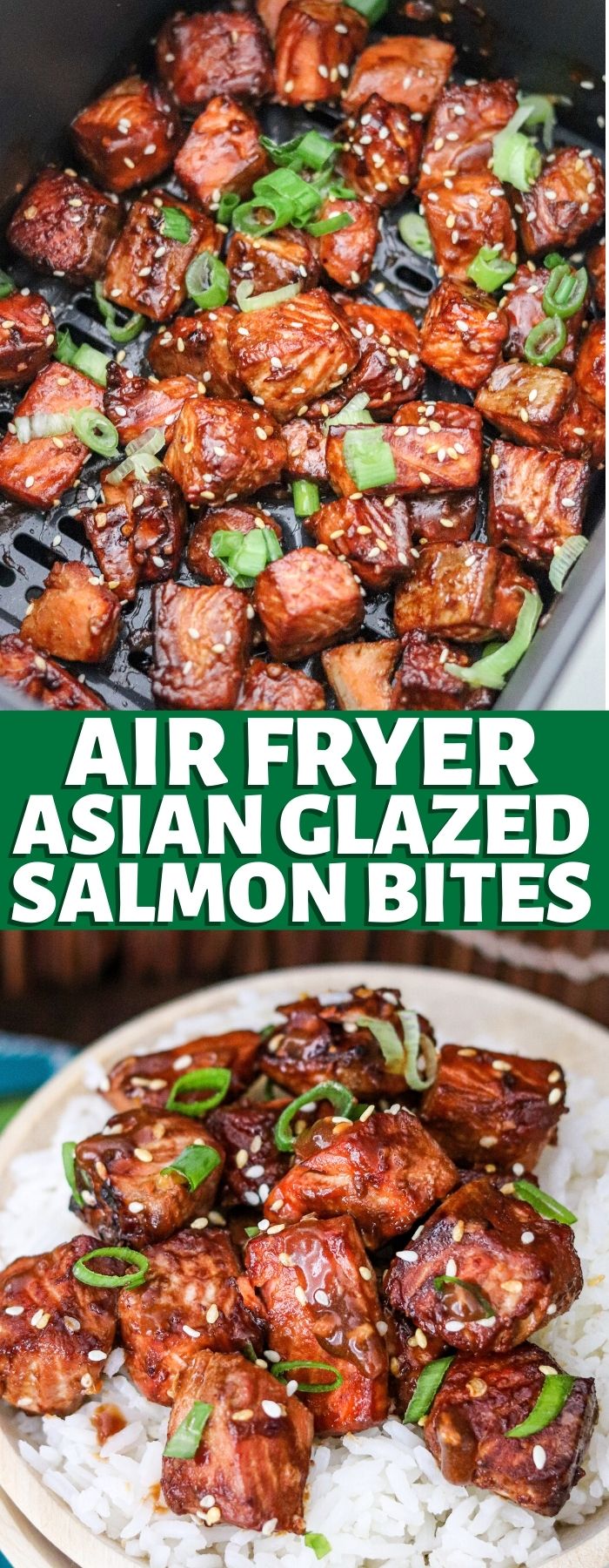 Air Fryer Salmon Bites • Domestic Superhero