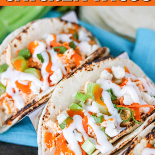 Buffalo Chicken Tacos • Domestic Superhero
