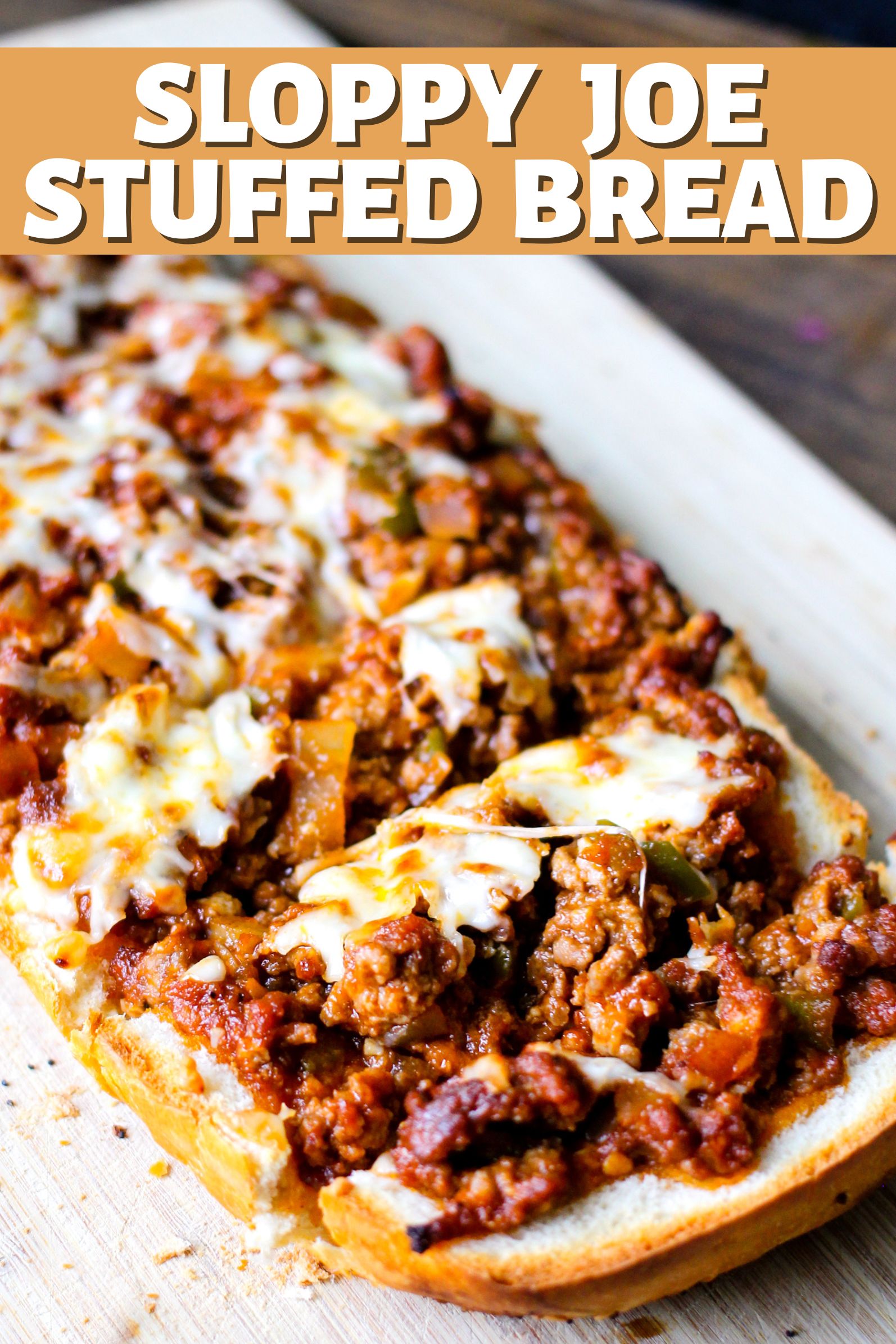 Sloppy Joe Stuffed Bread • Domestic Superhero