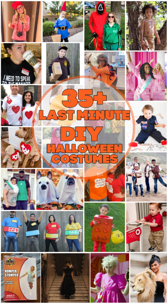 Last Minute DIY Halloween Costumes (Cheap & Easy) • Domestic Superhero
