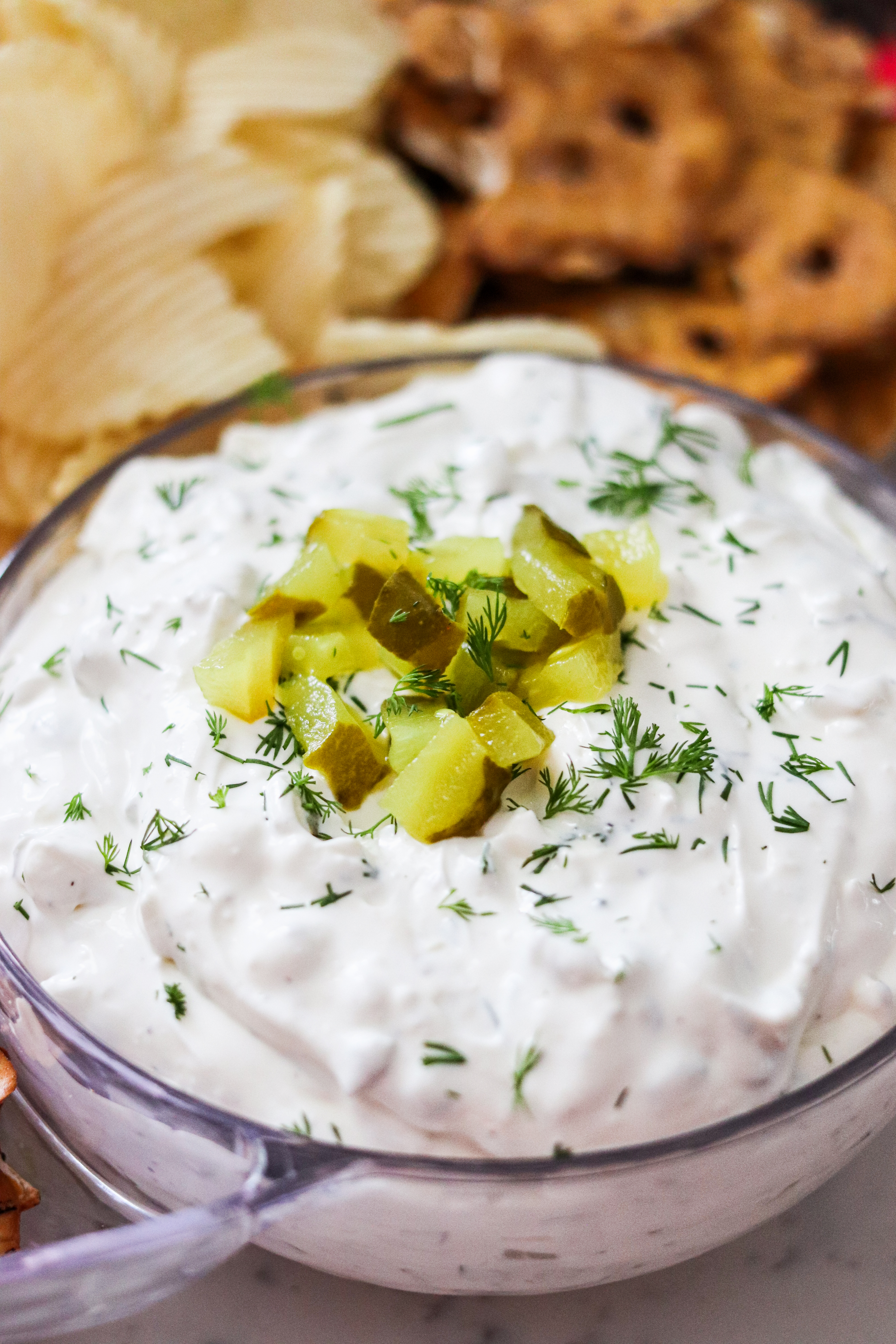 Dill Pickle Dip • Domestic Superhero