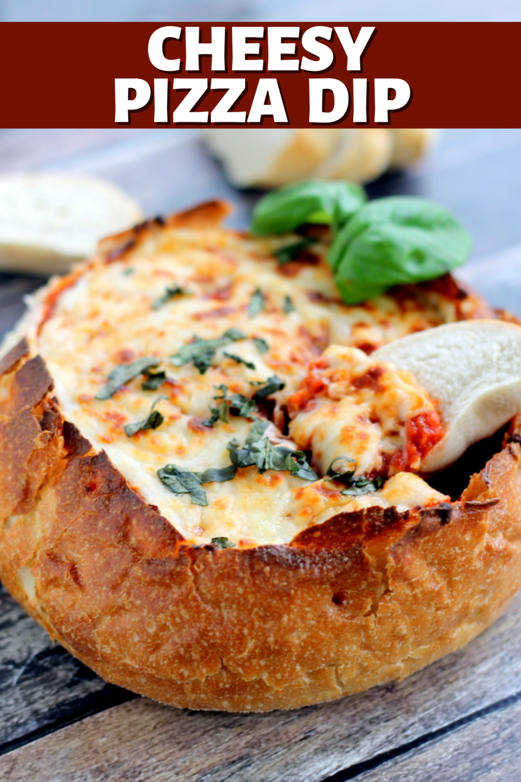 Cheesy Pizza Dip • Domestic Superhero