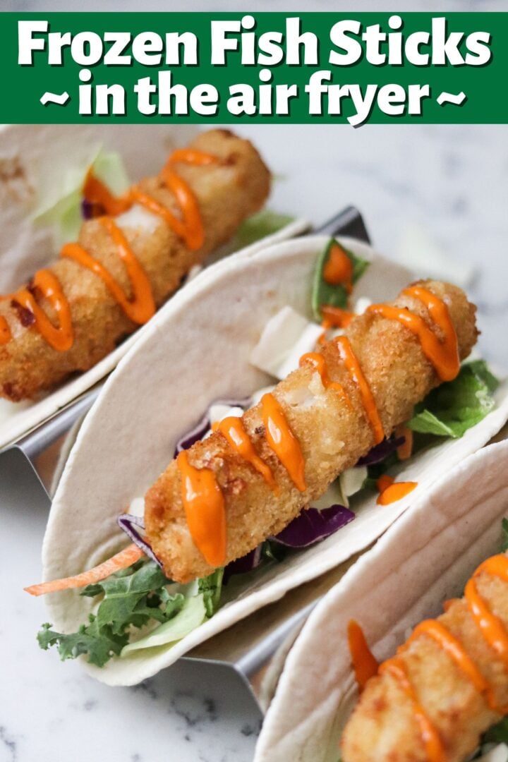 Air Fryer Frozen Fish Sticks • Domestic Superhero