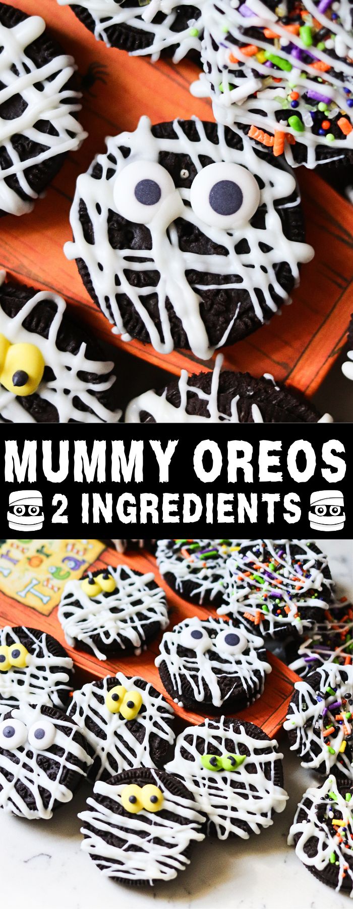 Mummy Oreos (Easy Halloween Treat) • Domestic Superhero