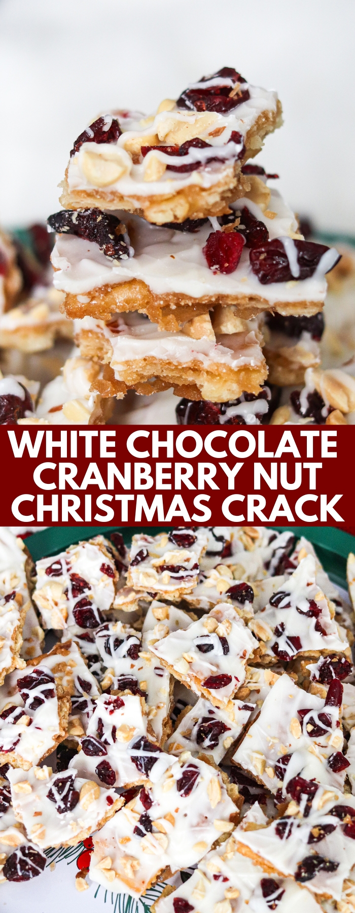 White Chocolate Cranberry 'Christmas Crack' • Domestic Superhero
